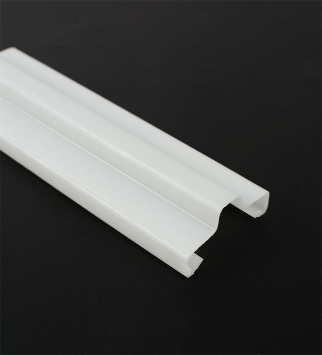 Extruded Square PVC Decorative Profile PC PVC Diffuser Pipe