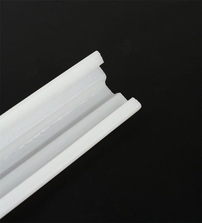 Extruded Square PVC Decorative Profile PC PVC Diffuser Pipe