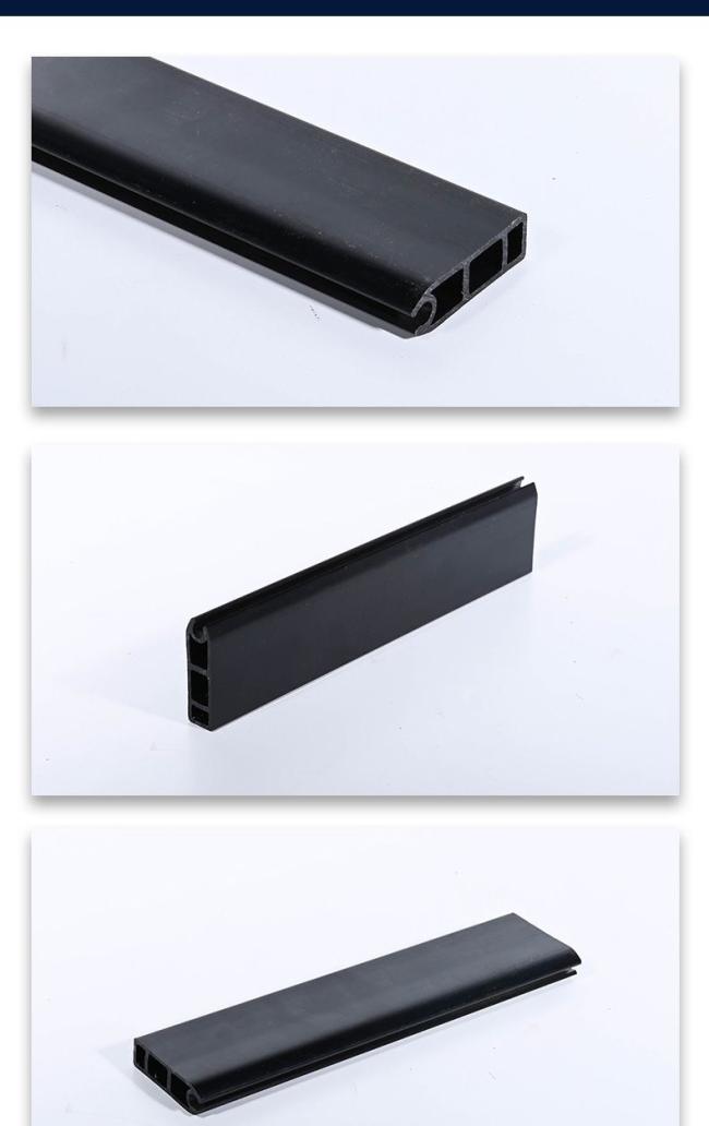 Seal Strip Stopper Black Profiles PVC Extrusion Customized Extruded Trim