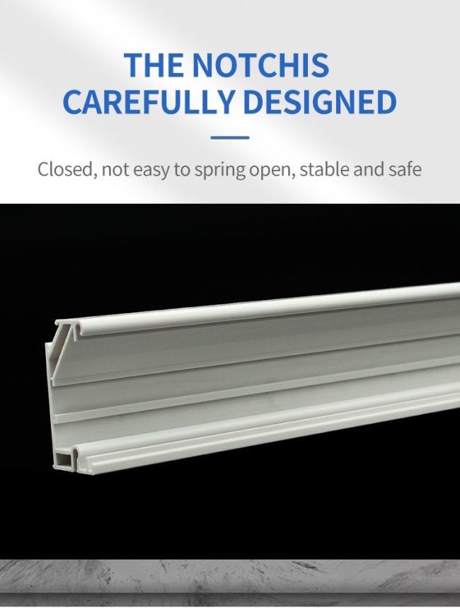 Waterproof Strip Glass Door Seal Strip Customized Profiles ABS PP Extrusion