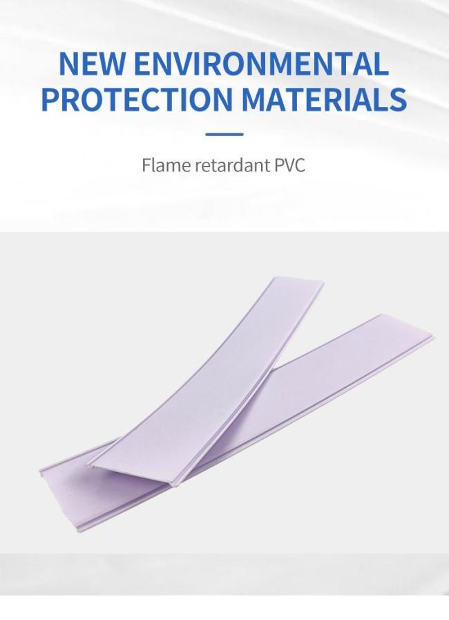 Custom White Plastic Edge Trim PVC Strip PVC Strip Decor S Decorative PVC Wall Coverings