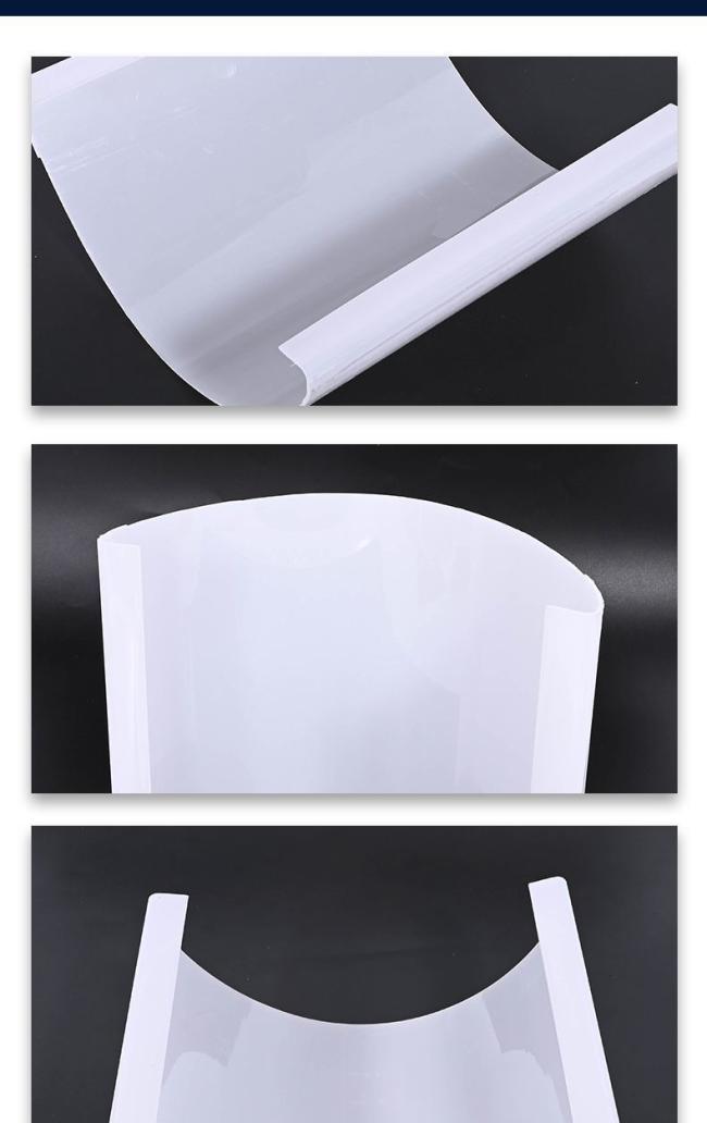 PC Lampshade Extrusion Molding Outdoor Cream Transparent Diffuser