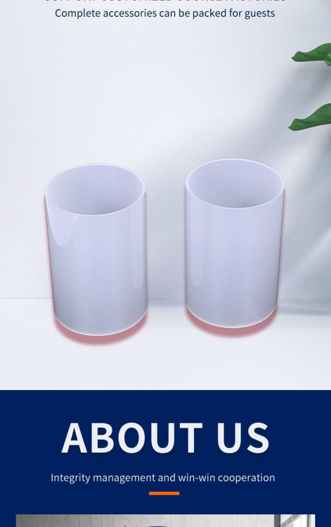 China Customized Milky-White Diffuse LED Plastic Lampshade Tube PC Lighting Tube
