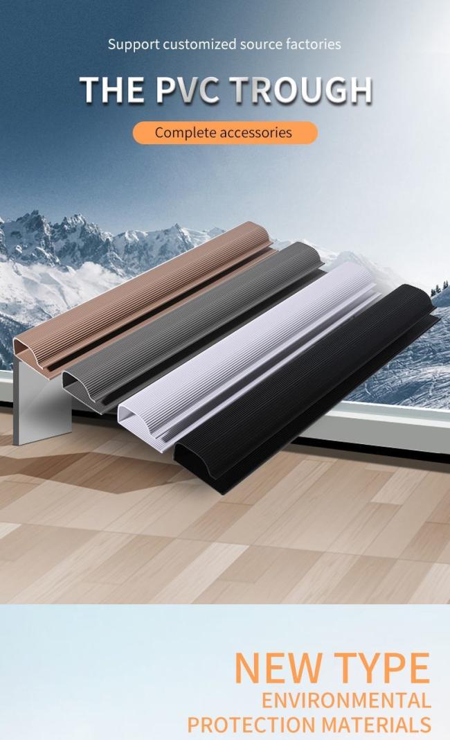 Dongguan Factory Custom J Channel PVC Cable Raceway Cable Hide Slotted Cable Duct