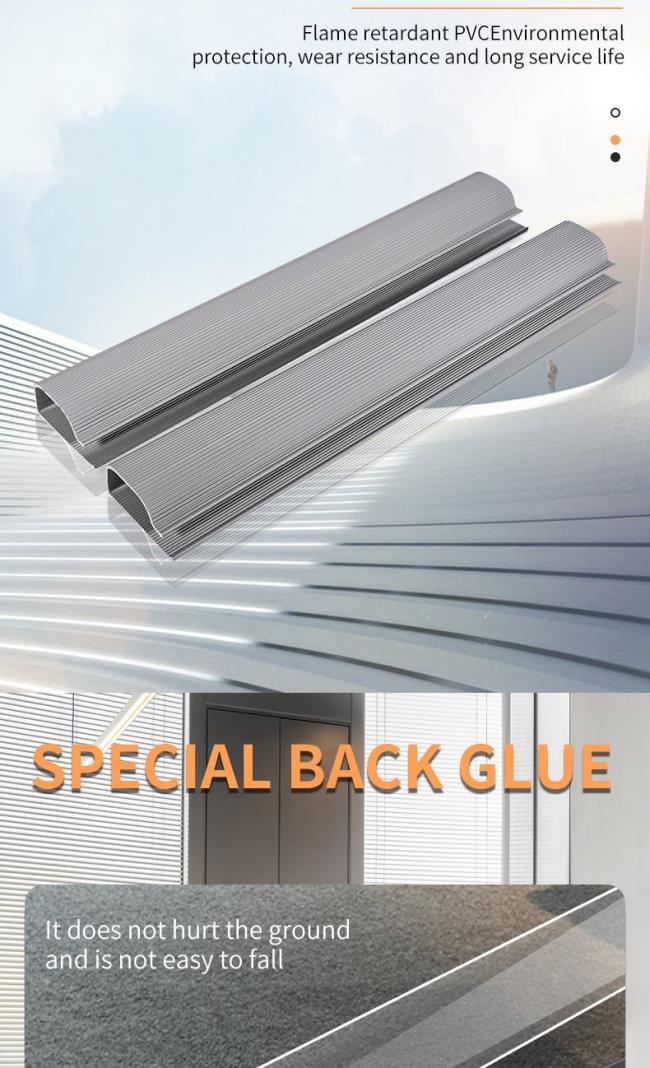 Dongguan Factory Custom J Channel PVC Cable Raceway Cable Hide Slotted Cable Duct