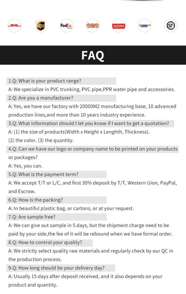 Fast Delivery PVC Cable Wire Management