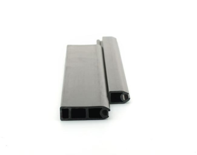 Customized Black Plastic Extrusion ABS Sliding Profiles