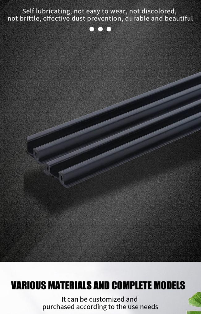 ABS ASA Profile Wear-Strip Guide Abrasion Resistant PE Extrusion Guide Wear Strip