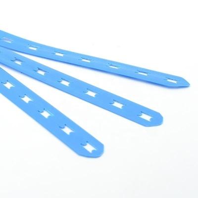 China PP Wiring Harness Plastic Packing Tape PVC Cable Tie Buckle PVC Strips for sale