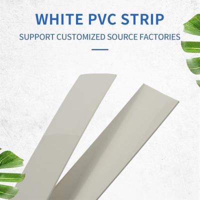 China White Smooth Trim PVC Plastic Decorative Tape ABS Strips for sale