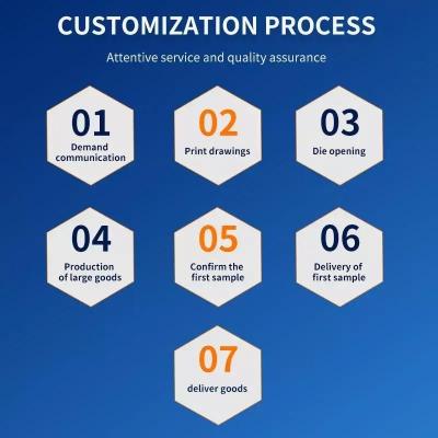 Cina Profili di plastica Profili di estrusione in PVC Profili di PP quadrati ABS personalizzati in vendita