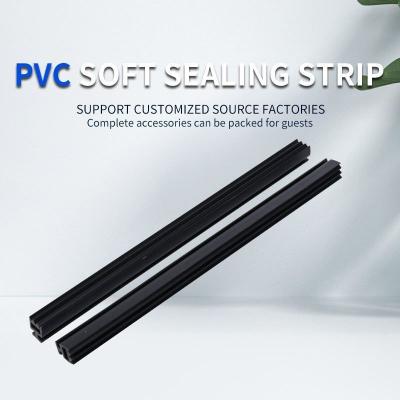 China PVC Extrusion Weather Rubber Soft Sealing Strip Rubber Extrusion for sale
