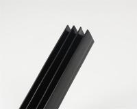China Customized U Shape PVC UPVC Rigid Plastic Extrusion Profile for sale