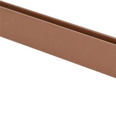 China Extrusion PVC Flat Bar Black Solid Liner Plastic Strip Profile for sale