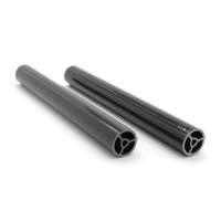 China Black Pvc Door Profile Profiles High UV Protection Upvc Window Frame Profile Plastic Customized for sale