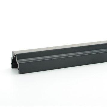 Quality Flexible High Gloss PE Profile Black Furniture U Channel Extruded Plastic for sale