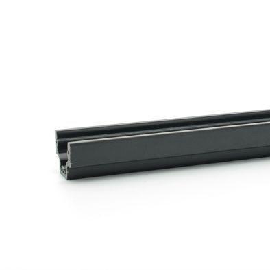 Quality Flexible High Gloss PE Profile Black Furniture U Channel Extruded Plastic for sale