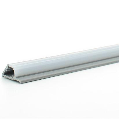 Quality Medical Equipment White Plastic U Channel Trim Deformation Resistant Plastic Angle Trim for sale