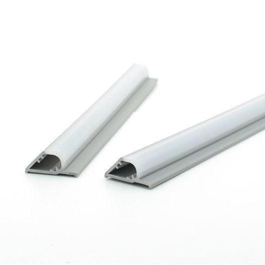 Quality Medical Equipment White Plastic U Channel Trim Deformation Resistant Plastic for sale