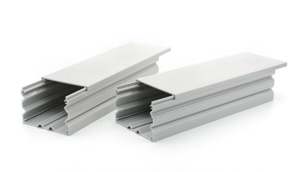 Quality Contemporary Corrosion Resistant PE Profile Durable Wiring Pvc Cable Trunking for sale