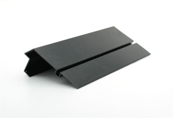 Quality Black Custom Square PVC Profile Strip For Transportation for sale