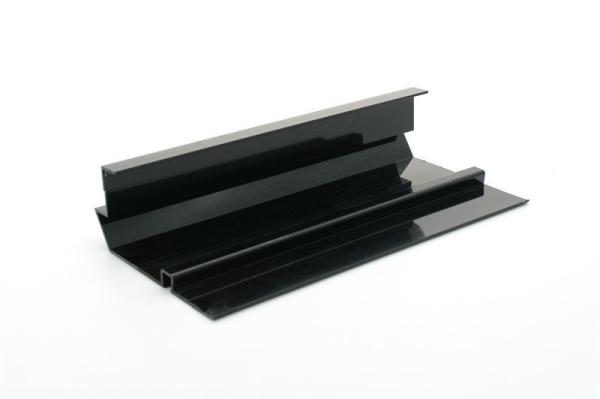 Quality Black Custom Square PVC Profile Strip For Transportation for sale
