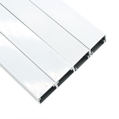 China Electrical Wire PVC Trunking Office Furnitureis PVC Cable Electrical Wiring Trunking for sale