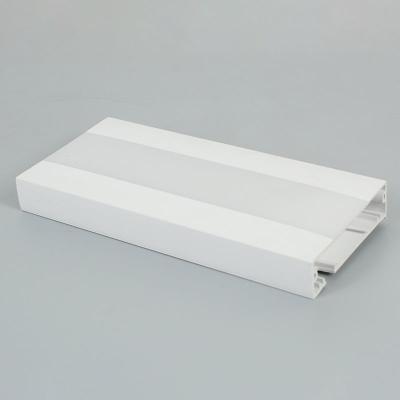 China PVC Trunking Channel Cable Management Wire Conduit Square Tube for sale