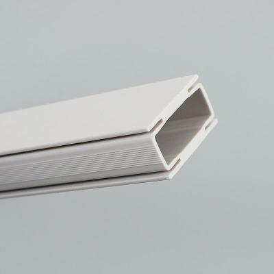 China Customized Plastic PVC Pipe Profiles White for sale