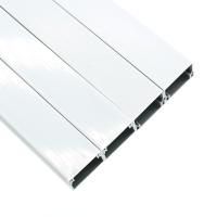 China Customized Size PVC Cable Trunking Set Plastic Profiles for sale