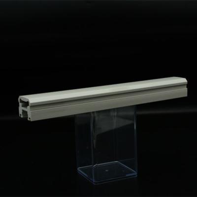 중국 엑스트루션 PVC 프로필 플라스틱 스트립 채널 회색 판매용