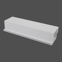 China Customized Size PVC Decorative White Panel Strip for sale