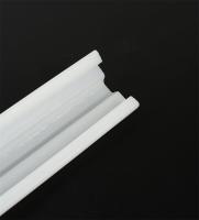 China Extruded Square PVC Decorative Profile PC PVC Diffuser Pipe Plastic Customized for sale