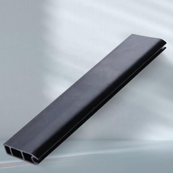 Quality Internal Seal Strip Stopper Black Profiles PVC Extrusion Customized Plastic for sale