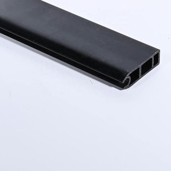 Quality Internal Seal Strip Stopper Black Profiles PVC Extrusion Customized Plastic for sale