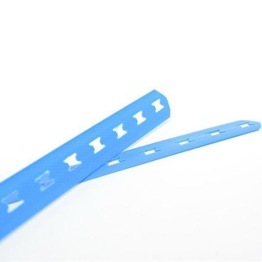 Quality Corrosion Resistant Blue Stainless Steel Cable Ties Ball Lock Zip Ties for sale