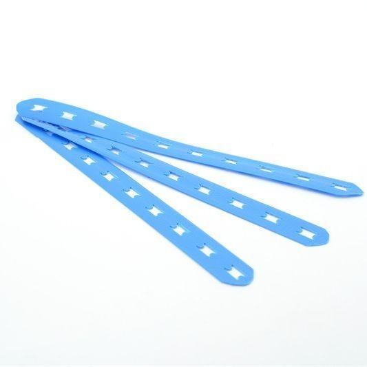 Quality Corrosion Resistant Blue Stainless Steel Cable Ties Ball Lock Zip Ties for sale