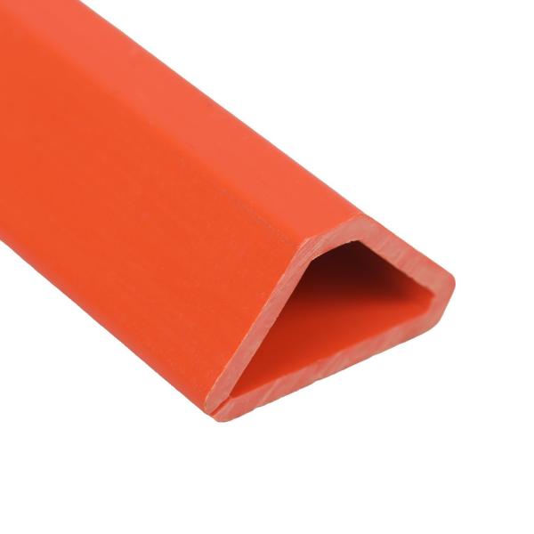 Quality Pink Red PP Profile Corrosion Resistant Rigid PVC Extrusion Tubes for sale