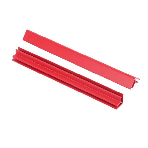 Quality Pink Red PP Profile Corrosion Resistant Rigid PVC Extrusion Tubes for sale