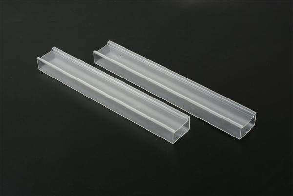 Quality Building Construction PP Plastic Profile Channel Cable Transparent Management for sale