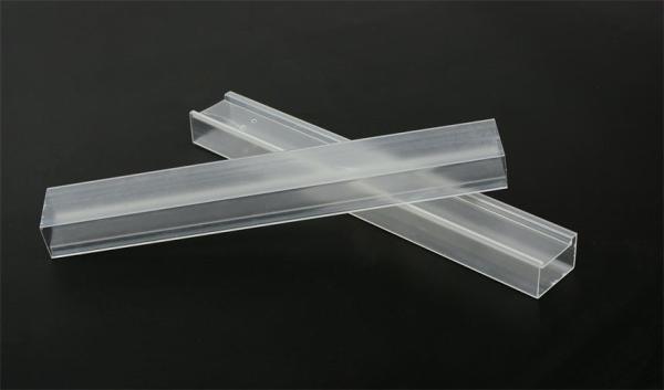 Quality Building Construction PP Plastic Profile Channel Cable Transparent Management for sale
