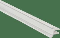 Quality White Internal PP Profile Channel Plastic Extrusion Single Color Door Weather for sale