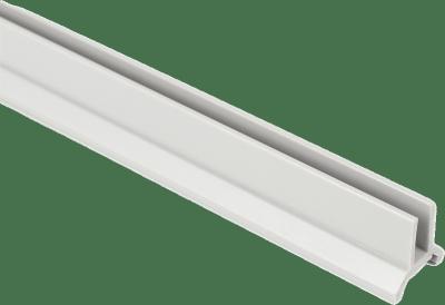 China White Internal PP Profile Channel Plastic Extrusion Single Color Door Weather Stripping for sale
