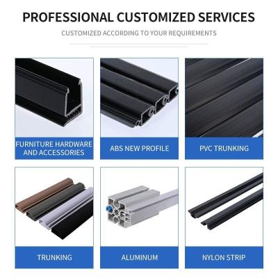 China Custom White Plastic Edge Trim PVC Strip PVC Strip Decor S Decorative PVC Wall Coverings for sale
