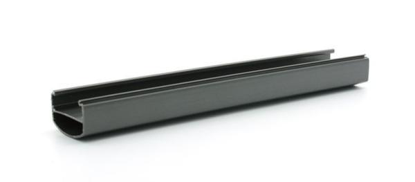 Quality Corrosion Resistant Plastic Profile Grey ABS Cover Channel Window Profile for sale