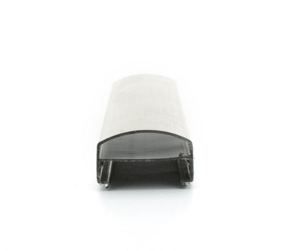 Quality Corrosion Resistant Plastic Profile Grey ABS Cover Channel Window Profile for sale