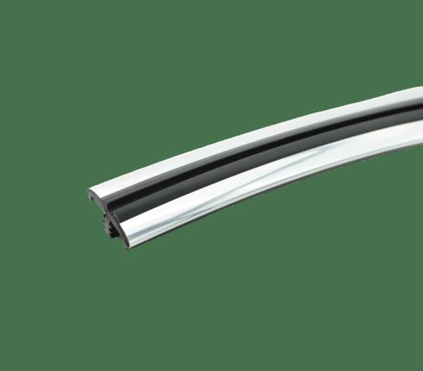 Quality Black Plastic Profile Internal Acoustic Door Sweep Bottom Dust Proof Seal for sale