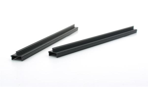 Quality Black Plastic Profile Internal Acoustic Door Sweep Bottom Dust Proof Seal for sale