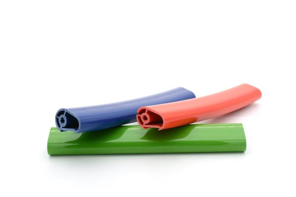 Quality Green Abs Edging Strip Red PVC Trim Strip Channel Extrusion Customized Size for sale