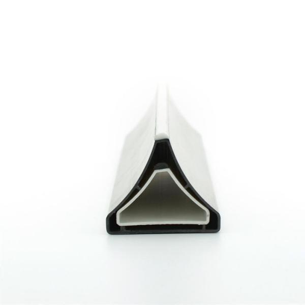 Quality Corrosion Resistant Customized ABS Profile Black Extrusion Plastic Sliding for sale